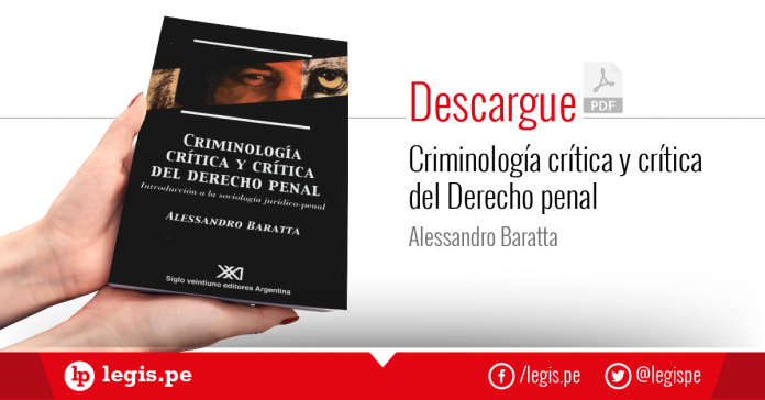 Descargue en PDF «Criminología crítica y crítica del derecho penal» de ...