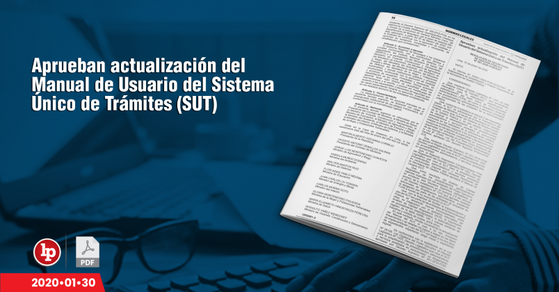 Descargue el Manual de Usuario del Sistema Único de Trámites (SUT ...
