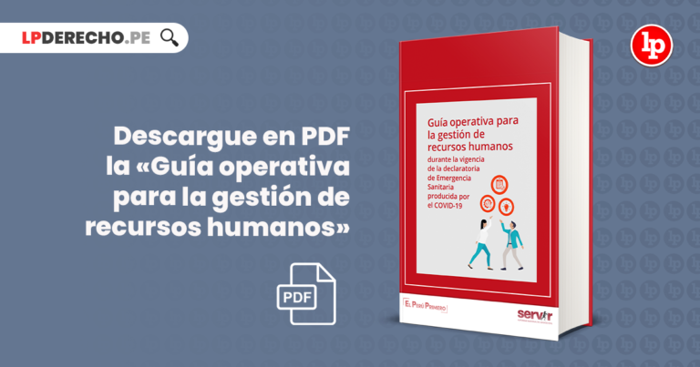 Descargue en PDF la «Guía operativa para la gestión de recursos humanos» | LP