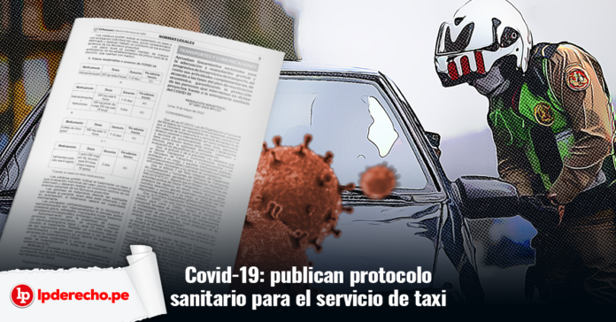 Este es el protocolo sanitario para el servicio de taxi [RM 0258-2020 ...