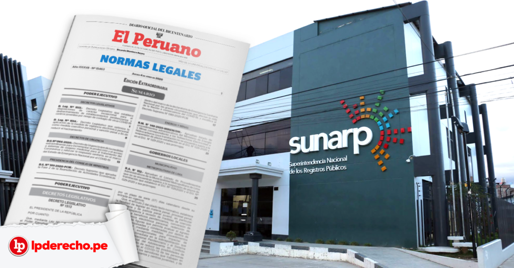 ¡Atención! Modifican el TUPA de la Sunarp [Resolución 147-2020-Sunarp ...