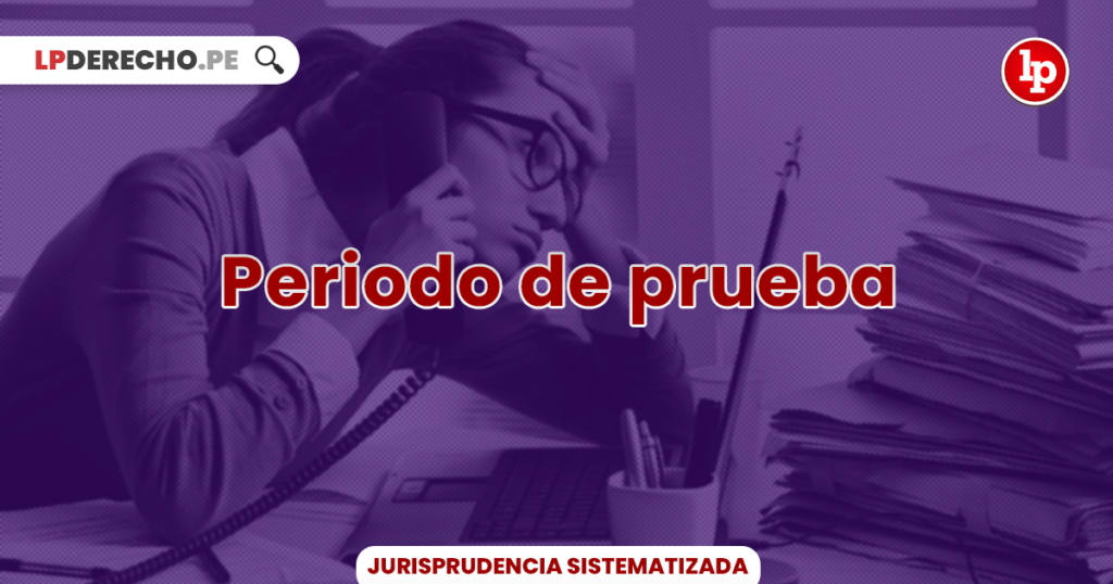 Jurisprudencia relevante sobre periodo de prueba | LP