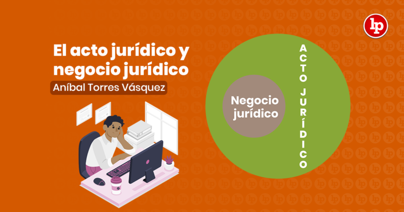 Acto jurídico y negocio jurídico, bien explicado por Aníbal Torres Vásquez | LP