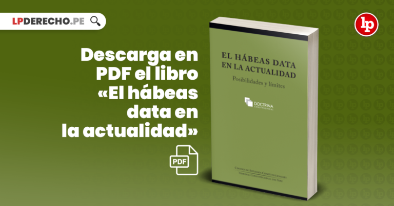 Descarga en PDF el libro «El hábeas data en la actualidad» | LP