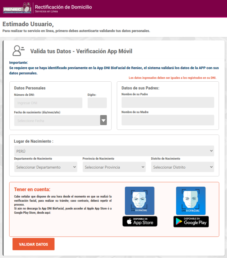 Reniec te explica cómo actualizar datos de tu DNI vía web | LP