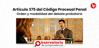 Artículo 375 del Código Procesal Penal Archivos | LP