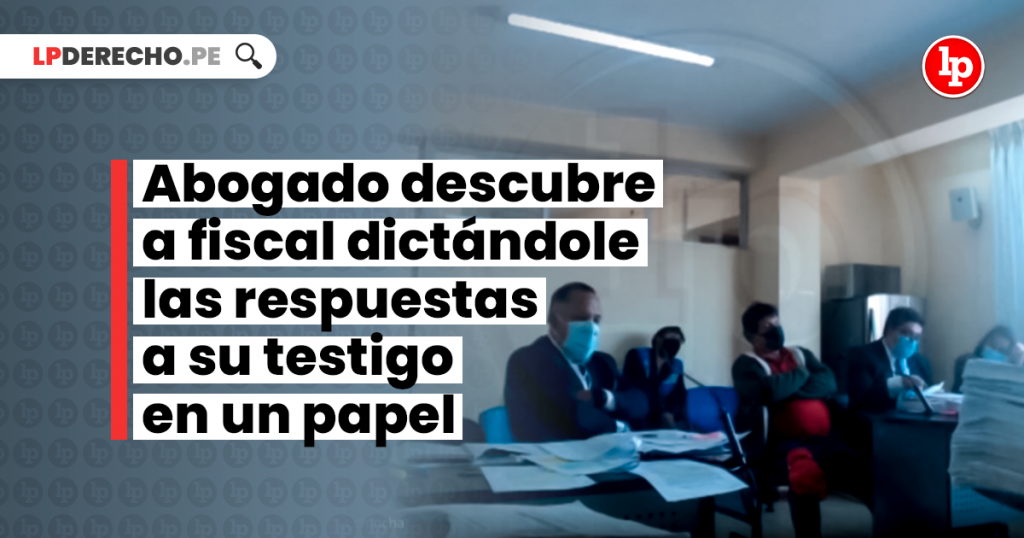 [VÍDEO] Abogado descubre a fiscal dictándole las respuestas a su ...