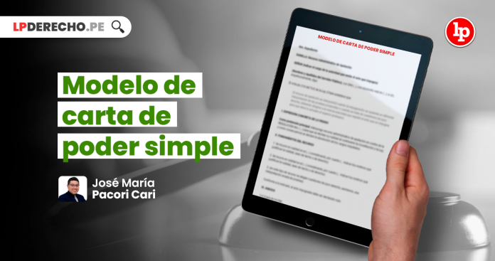 Modelo de carta de poder simple | LP