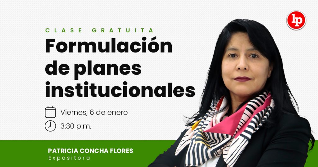Clase gratuita sobre la formulación de planes institucionales. Deja tu WhatsApp para recibir las ...