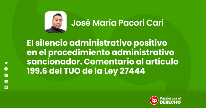 El silencio administrativo positivo en el procedimiento administrativo sancionador. Comentario ...