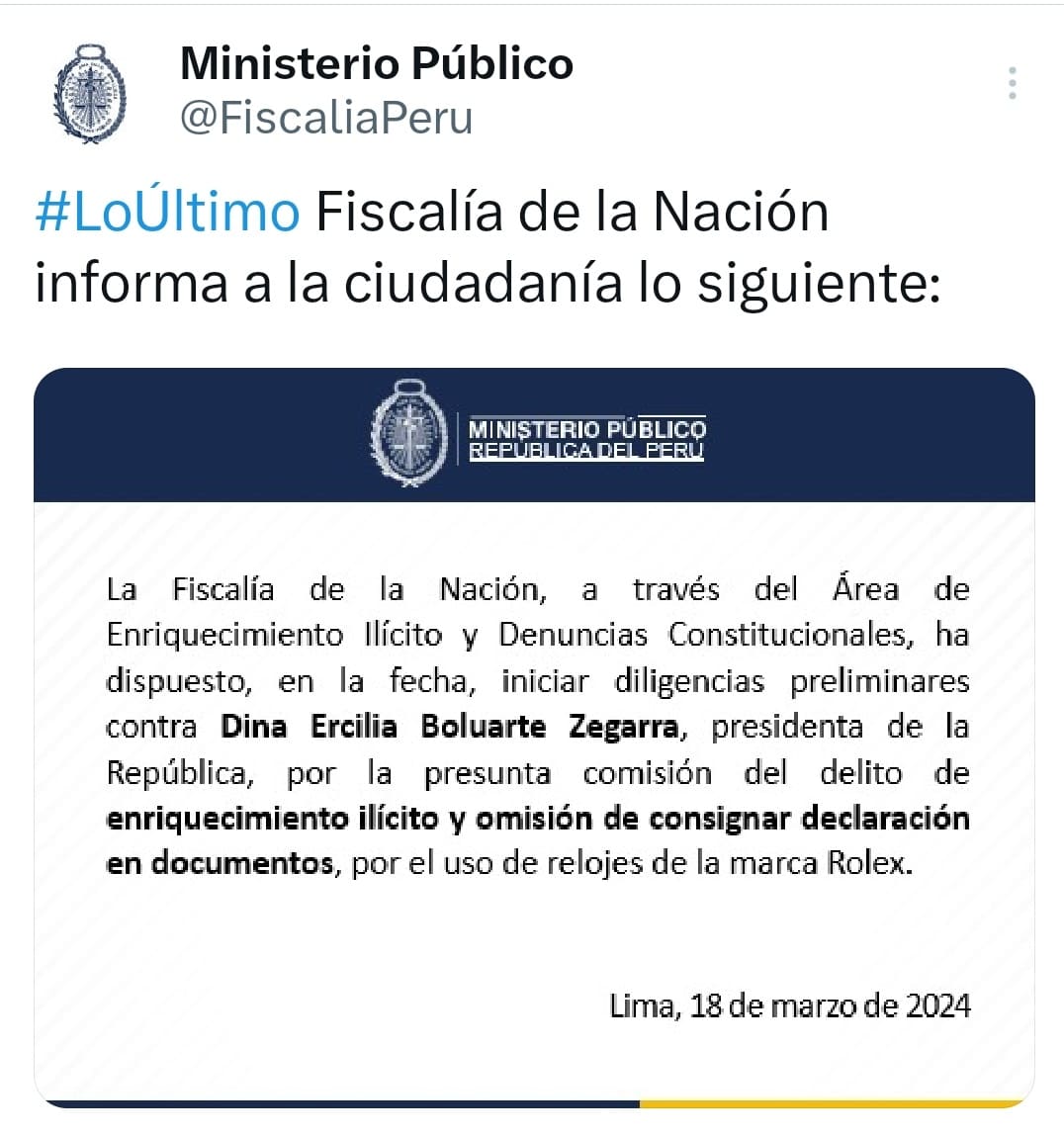 Los Rolex de Dina Boluarte: 5 claves para entender la investigación a ...