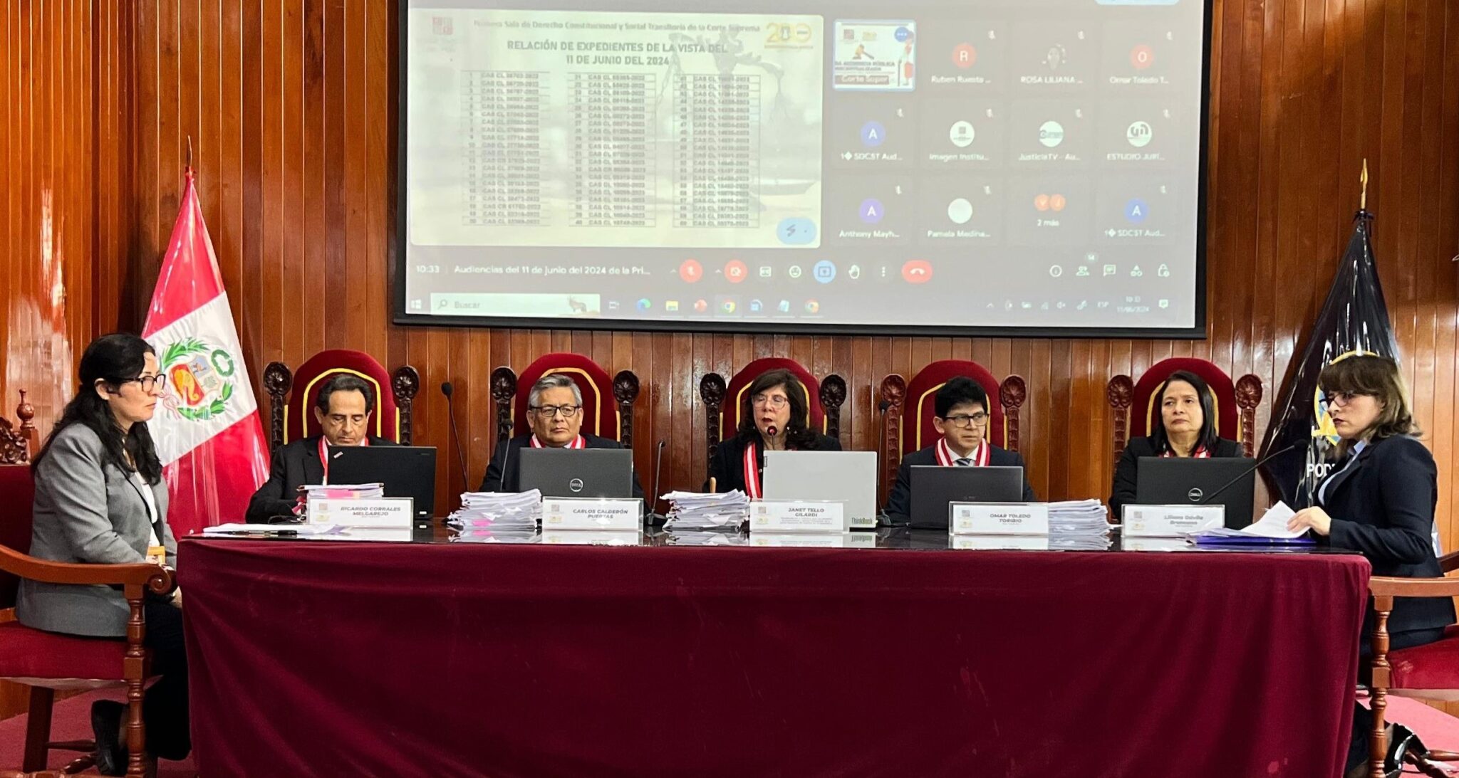 PJ realiza por primera vez una audiencia pública descentralizada: Sala Suprema se trasladó a ...