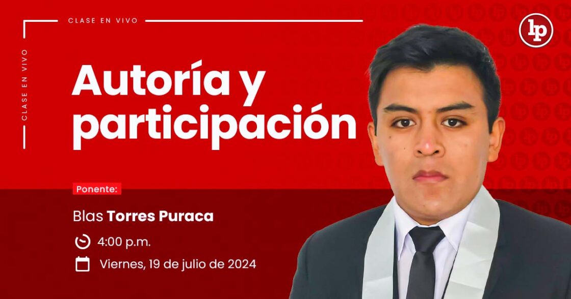 Clase gratuita sobre autoría y participación. Deja tu WhatsApp y recibe ...