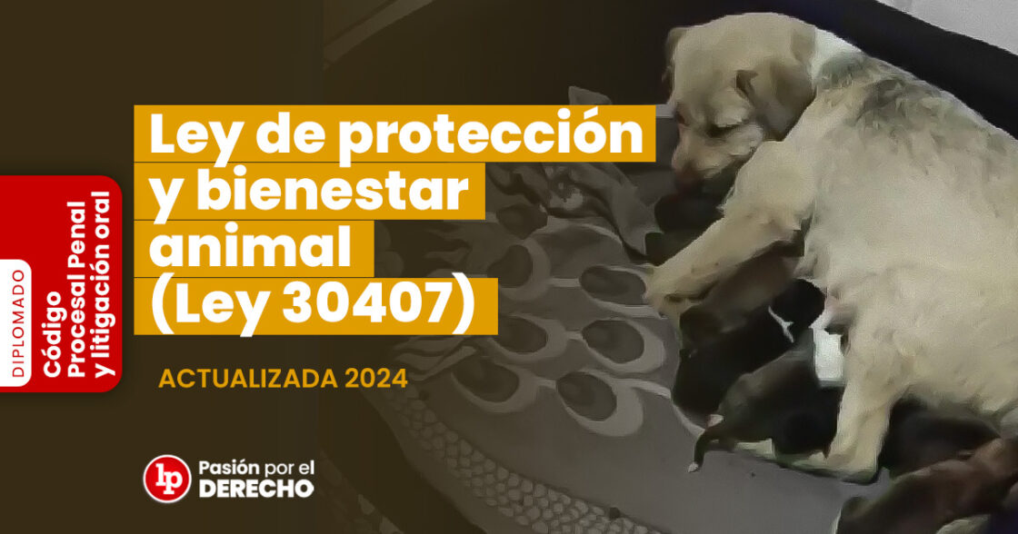 Ley de protección y bienestar animal (Ley 30407) [actualizada 2025] | LP