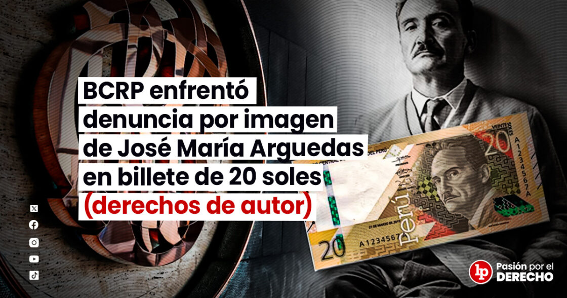BCRP enfrentó denuncia por imagen de José María Arguedas en billete de 20 soles (derechos de ...