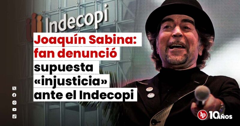 Joaquín Sabina: fan denunció ante el Indecopi por esta singular razón | LP