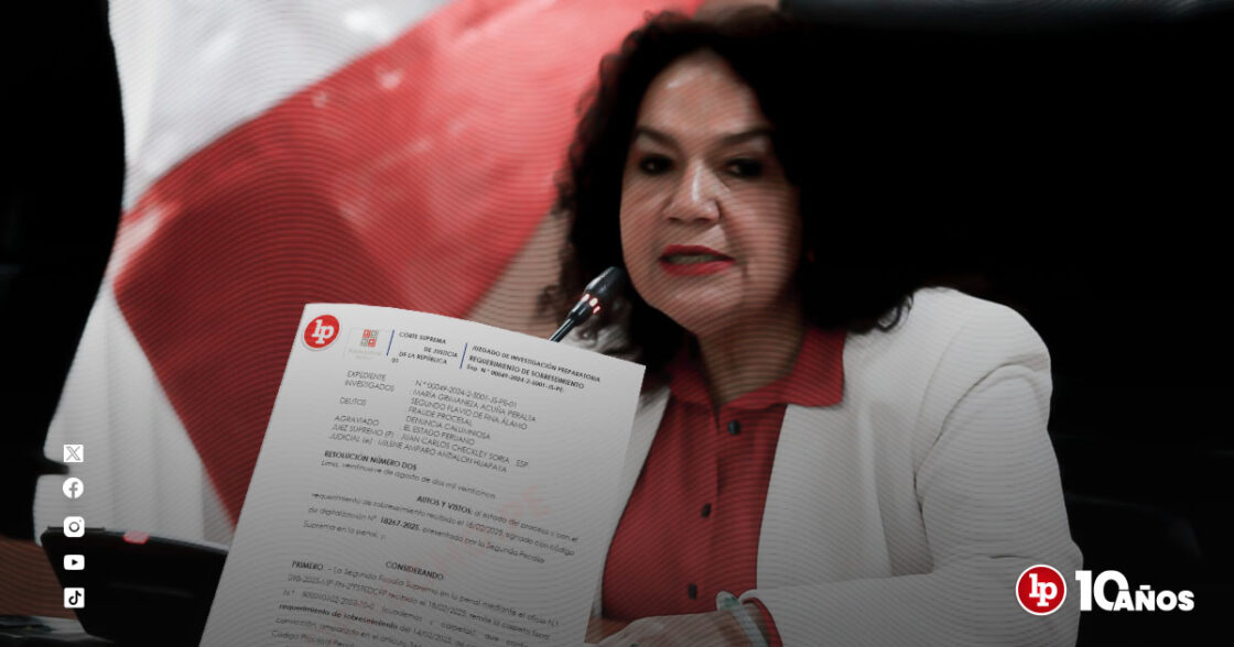 María Acuña: Fiscalía pide archivar investigación por fraude procesal y ...