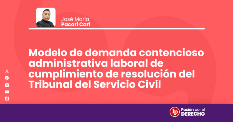 Modelo de demanda contencioso administrativa laboral de cumplimiento de ...