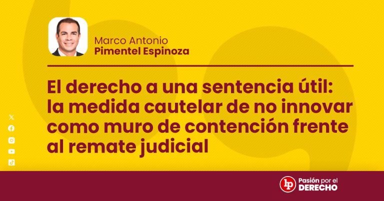 El derecho a una sentencia útil: la medida cautelar de no innovar como ...